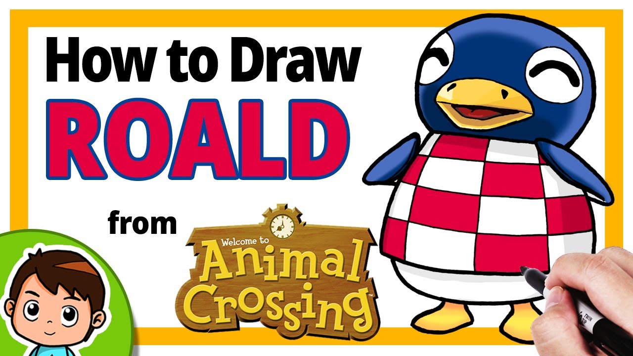 How to draw Roald | Animal Crossing | Step by step drawing - YouTube