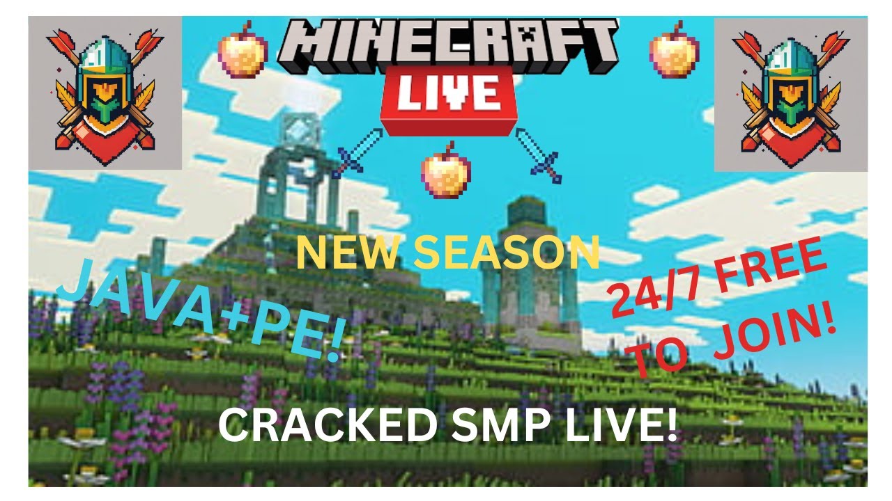 Cracked Public SMP Free To Join! Lifesteal | JAVA+PE 24/7 public SMP ...