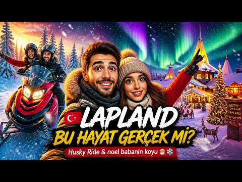 Bugün Şansımız Dönecek mi? Kuzey Işıklarını Arıyoruz! Ve Snowmobile Yapiyoruz🇫🇮✨