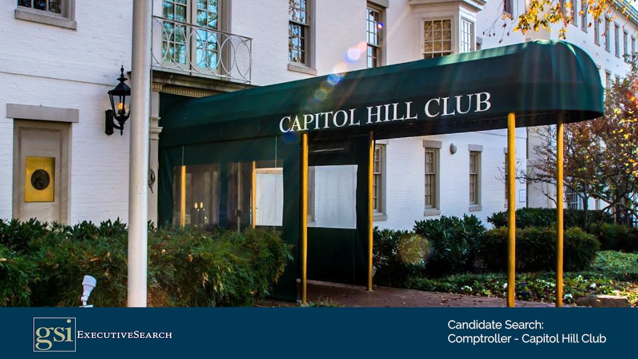 Candidate Search: Comptroller, Capitol Hill Club, Washington, DC - YouTube