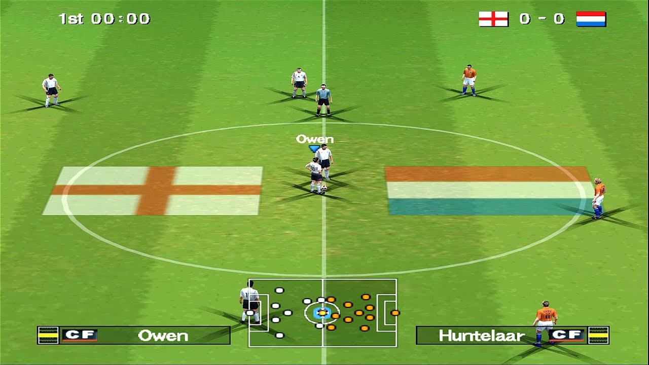 Pro Evolution Soccer 6 - England vs Netherlands | PS2 - YouTube
