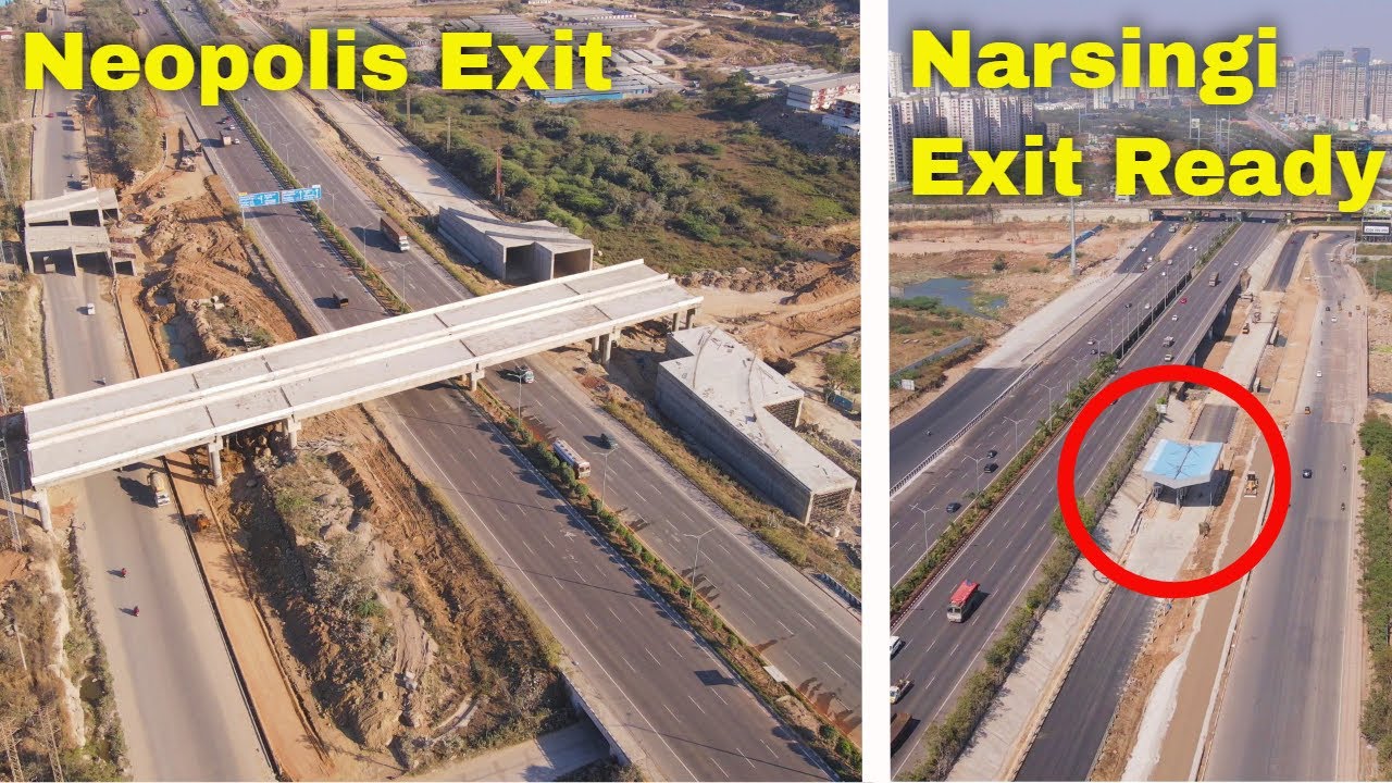 Two New Exits on Outer Ring Road | #Hyderabad | #ORR | #infrastructure ...