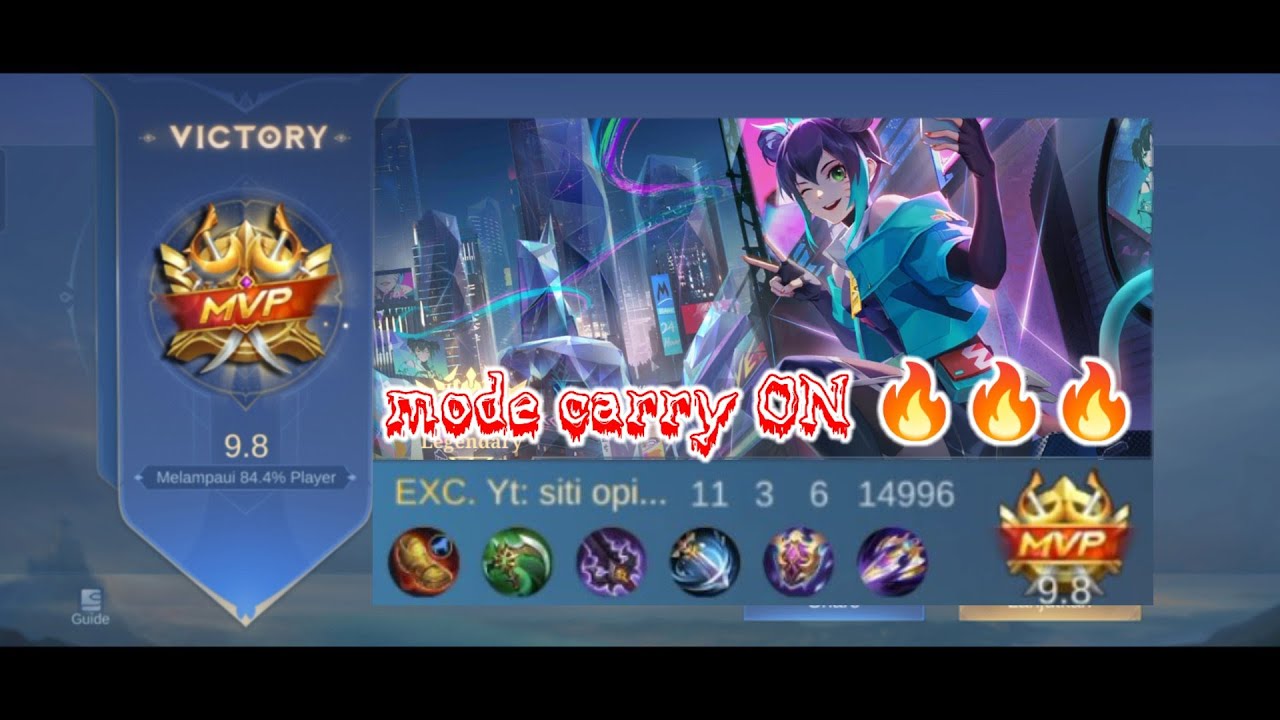 Meta epic badak(tier NERAKA 😡) wanwan jungle ||mode carry ON 🔥🔥🔥||MLBB ...