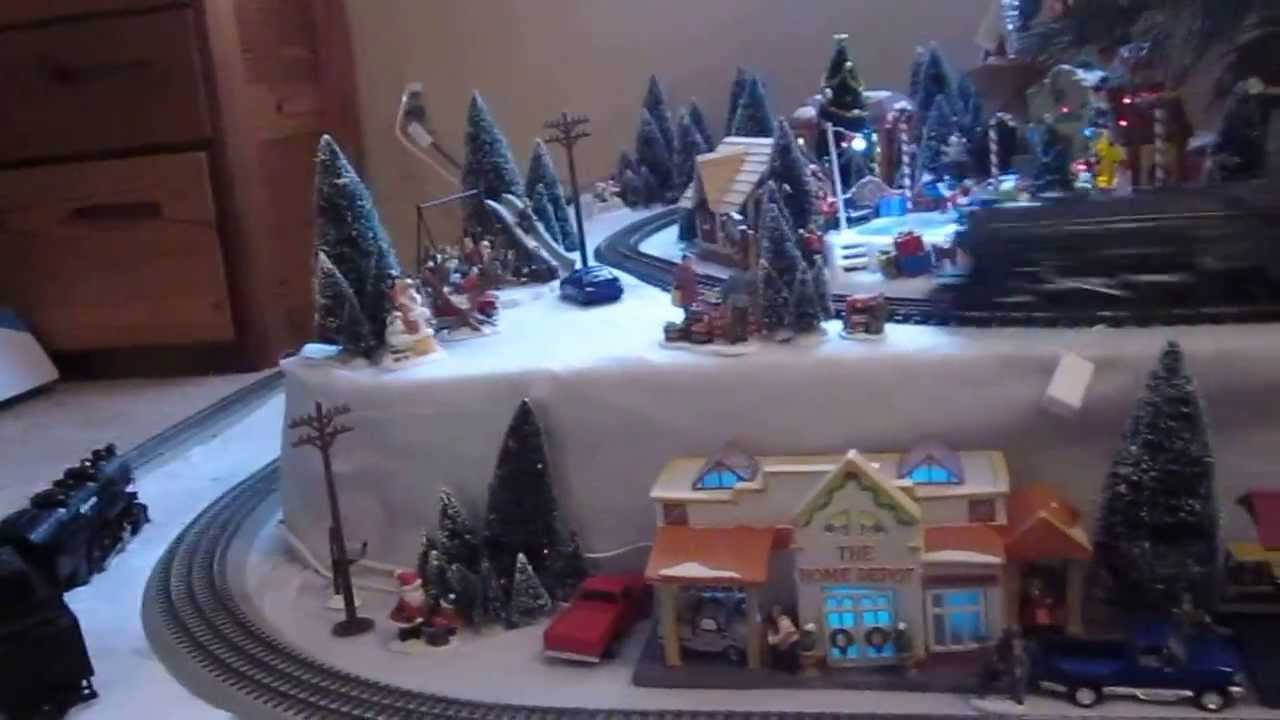 Lionel Christmas Layout 2013 Prewar Trains on Super "O" & FasTrack ...
