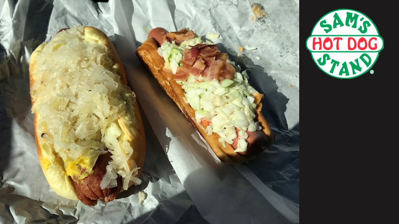 Sam’s Hot Dog Stand: Huntington Chester and Polish Sausage with Mustard ...