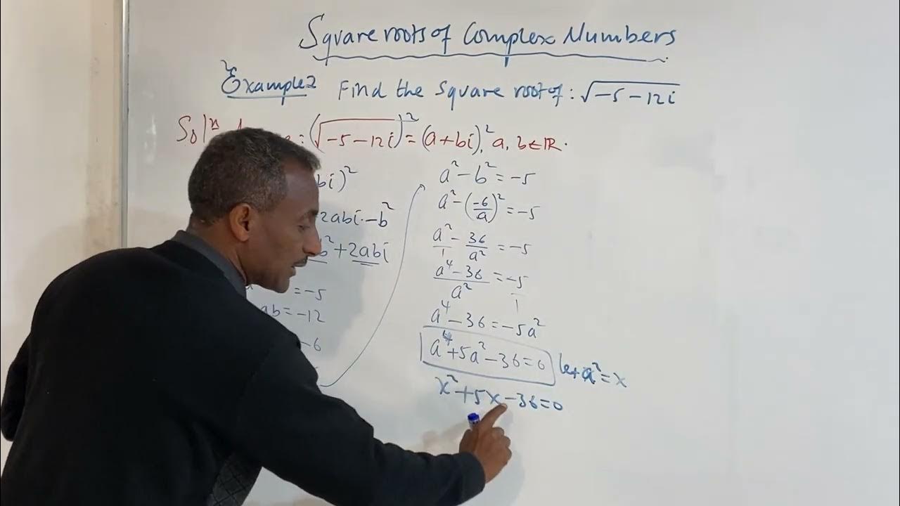 how to find square root of complex number 2 ||set of complex numbers ...