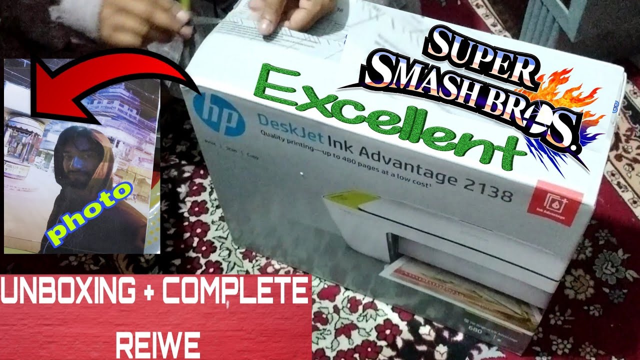 HP DeskJet 2138 All-in-One Ink Advantage Colour Printer { Unbox+Reiwe ...