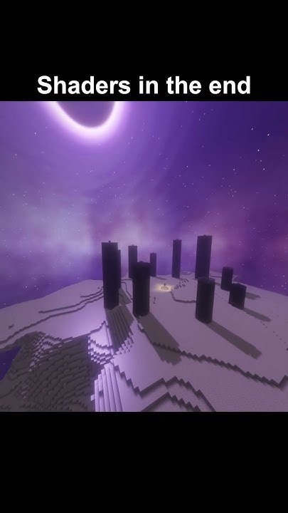 Minecraft end shaders - YouTube