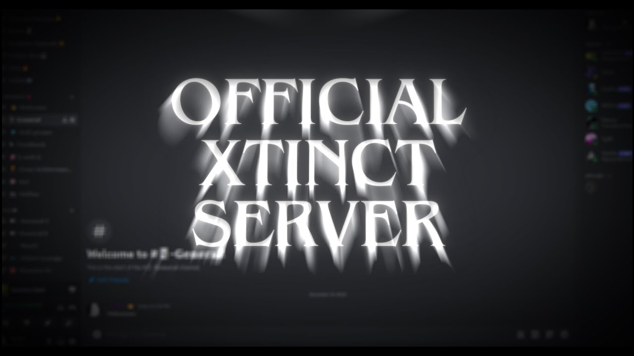 THE OFFICIAL XTINCT DISCORD SERVER!!! - YouTube