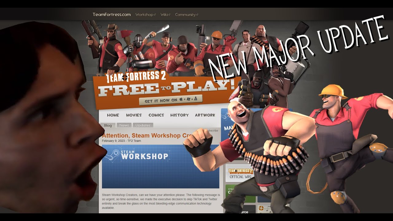 TF2 MAJOR UPDATE ANNOUNCED! - YouTube