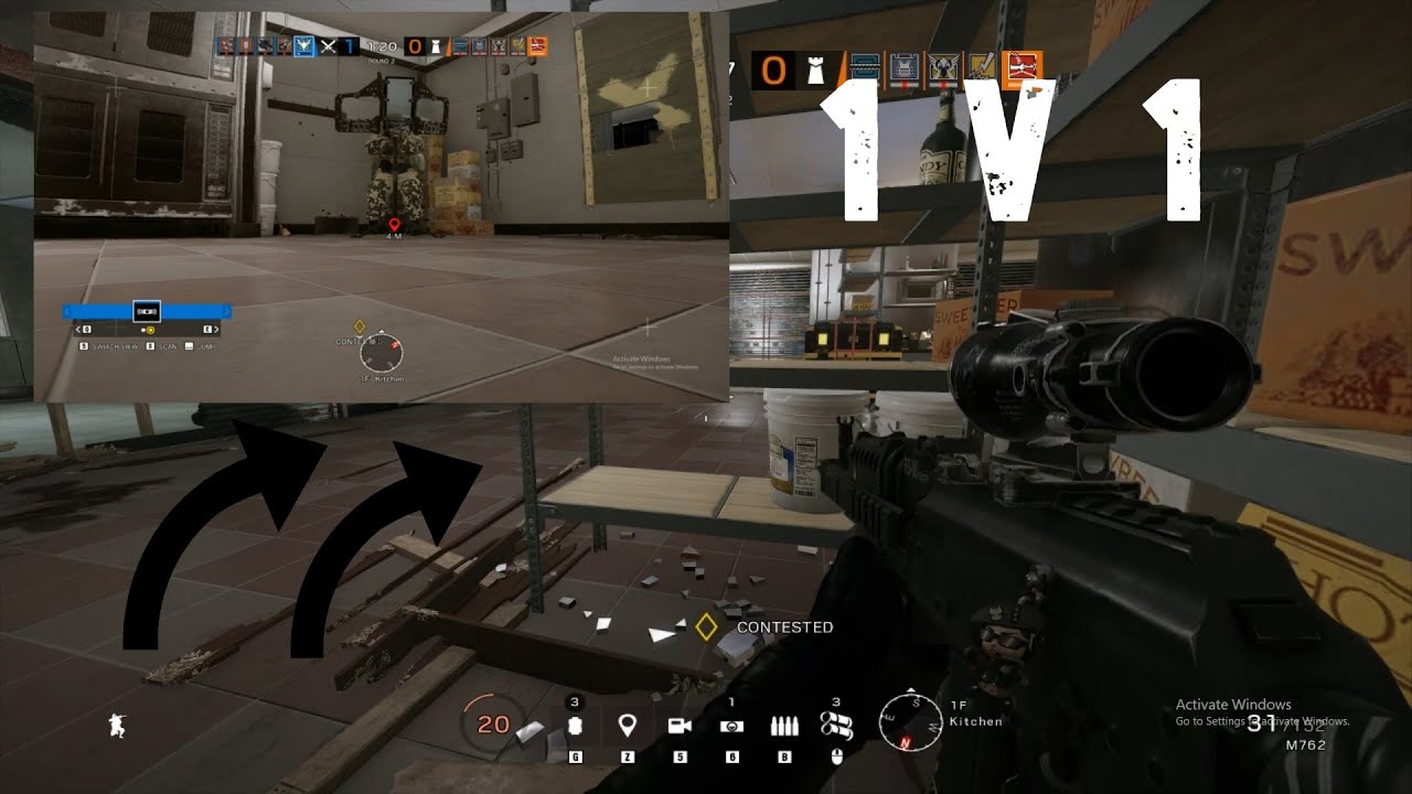 The Wierdest 1v1 Ever - R6 Gameplay and Highlights - YouTube