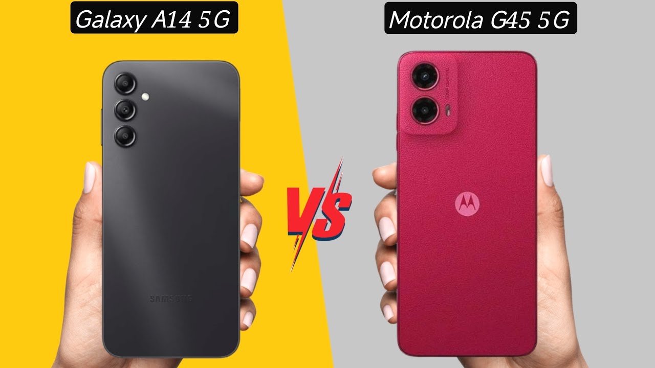 Samsung Galaxy A14 5G vs Moto G45 / Samsung Galaxy A14 5G vs Motorola ...