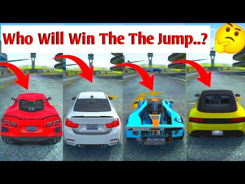 Cars Jumping || Part -1 || Extreme car Driving simulator || Who Will ...