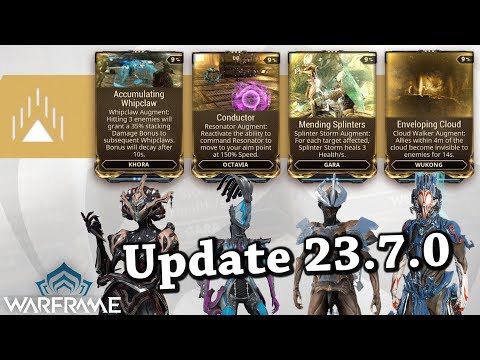 Warframe | 4 New Augment Mods For: Khora, Gara, Wukong & Octavia [Update 23.7.0]