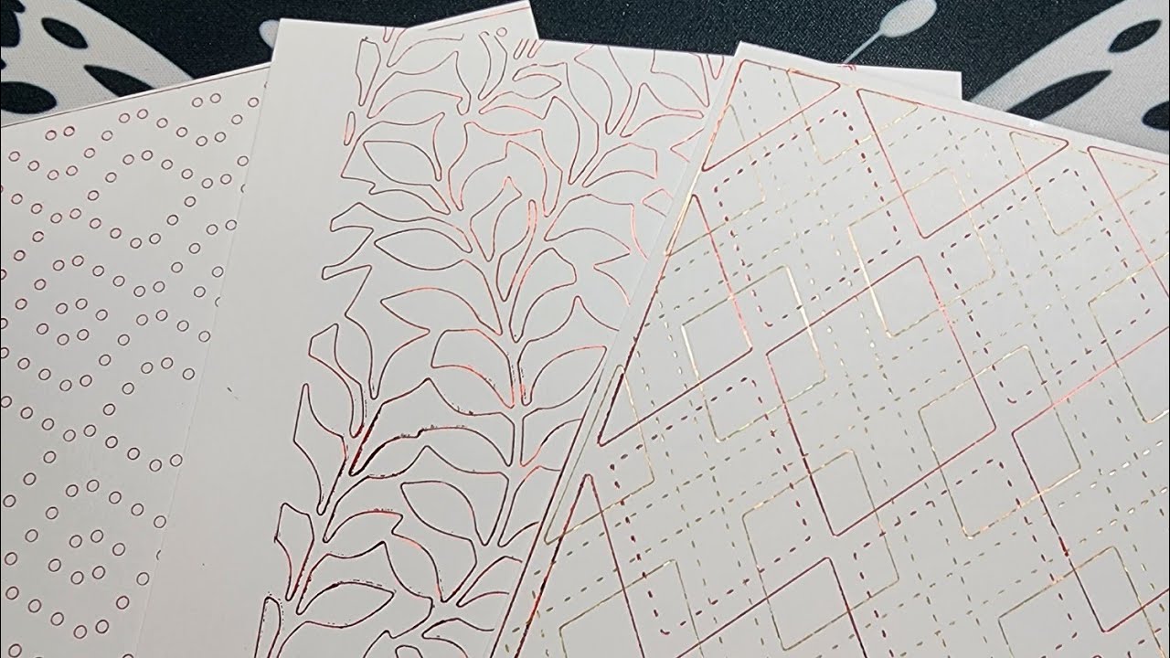 Hot foiling with dies & cover plates 2023 - YouTube