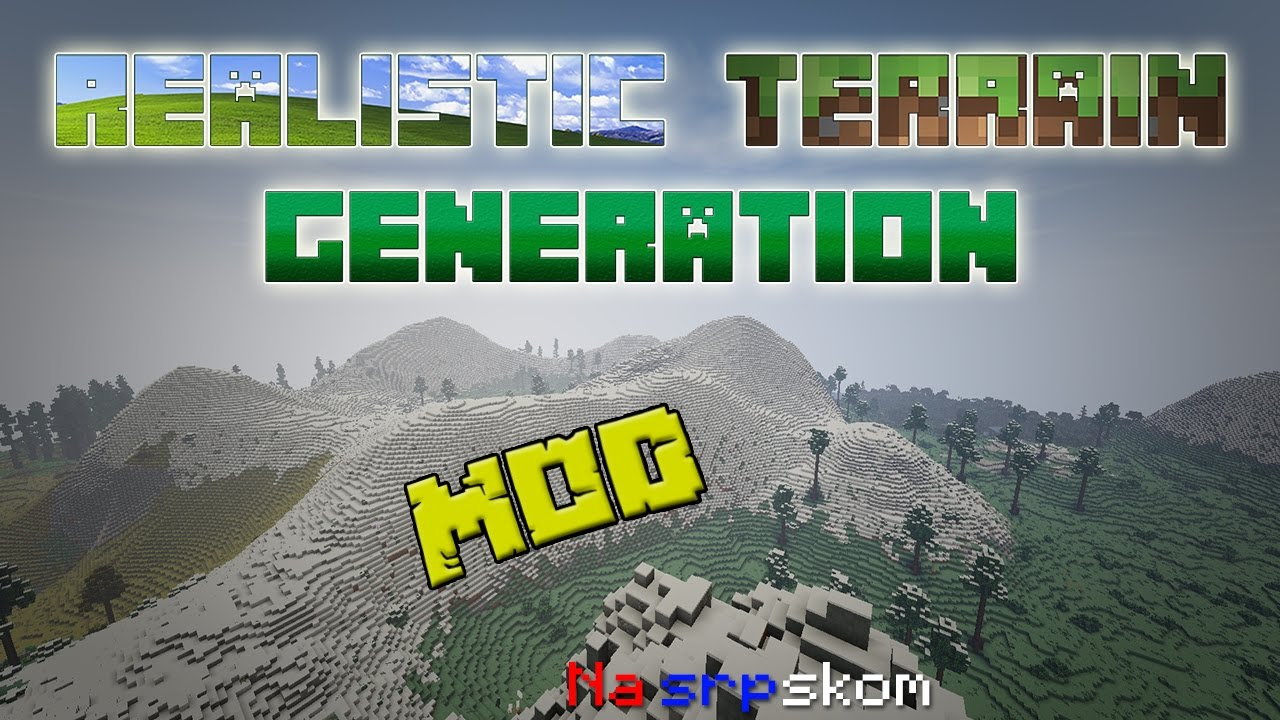 Minecraft Mod Review - Realistic Terrain Generation (+shader i tekstura ...