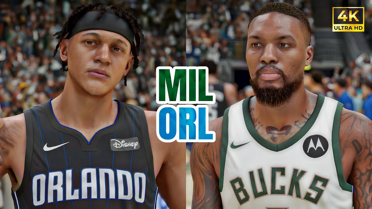 BUCKS vs MAGIC (PS5) - NBA 2K24 [4K UHD] - YouTube