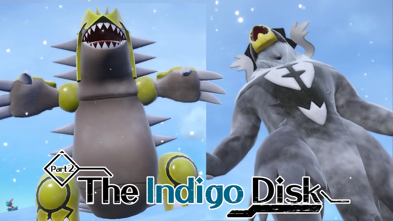 ALL INDIGO DISK DLC SHINY LOCKED POKEMON REVEALED - YouTube