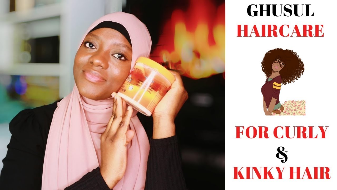 GHUSUL HAIR CARE ROUTINE FOR CURLY HAIR - YouTube