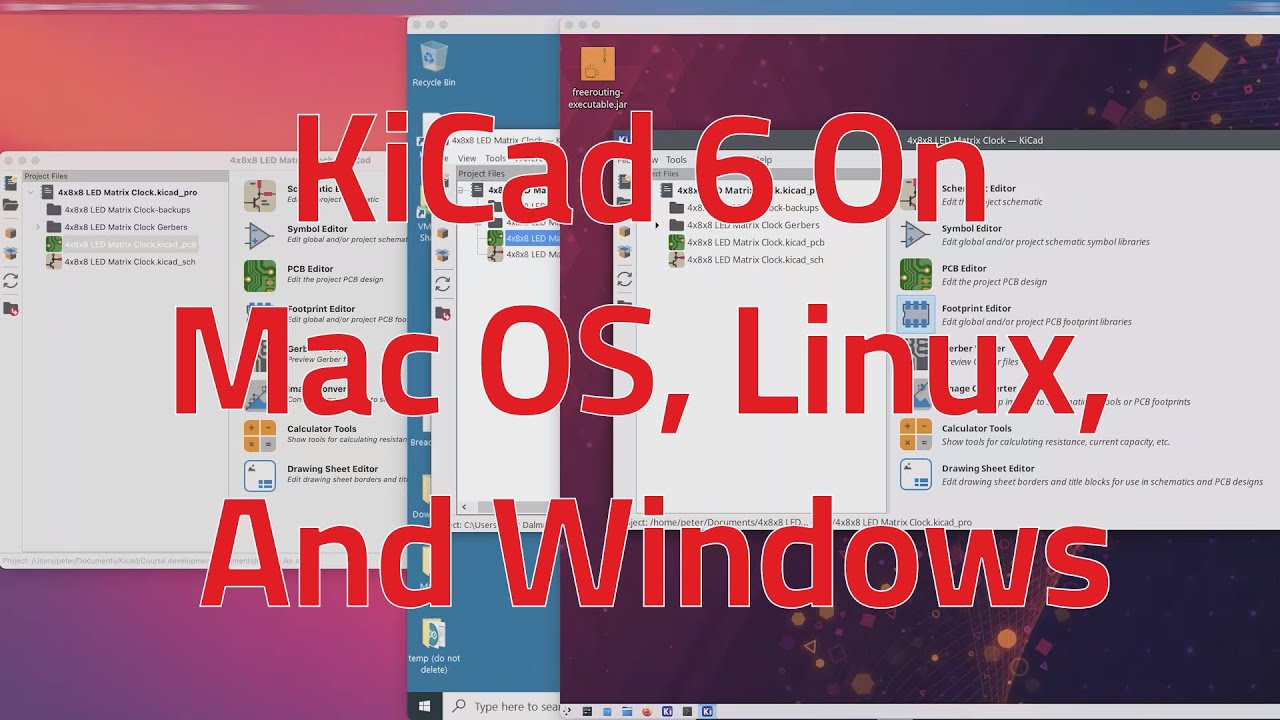 KiCad 6 On Mac OS, Linux, And Windows - YouTube