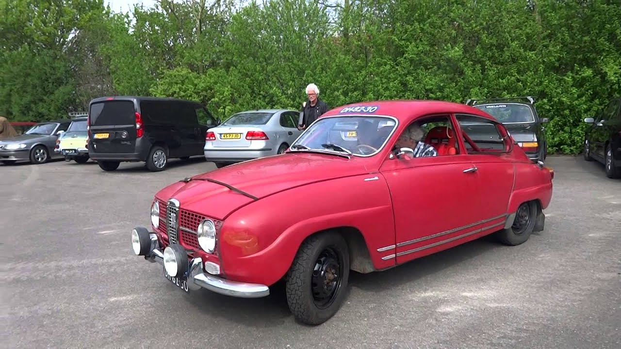 Saab 96 Monte Carlo 850 2takt - Piershil NL - YouTube
