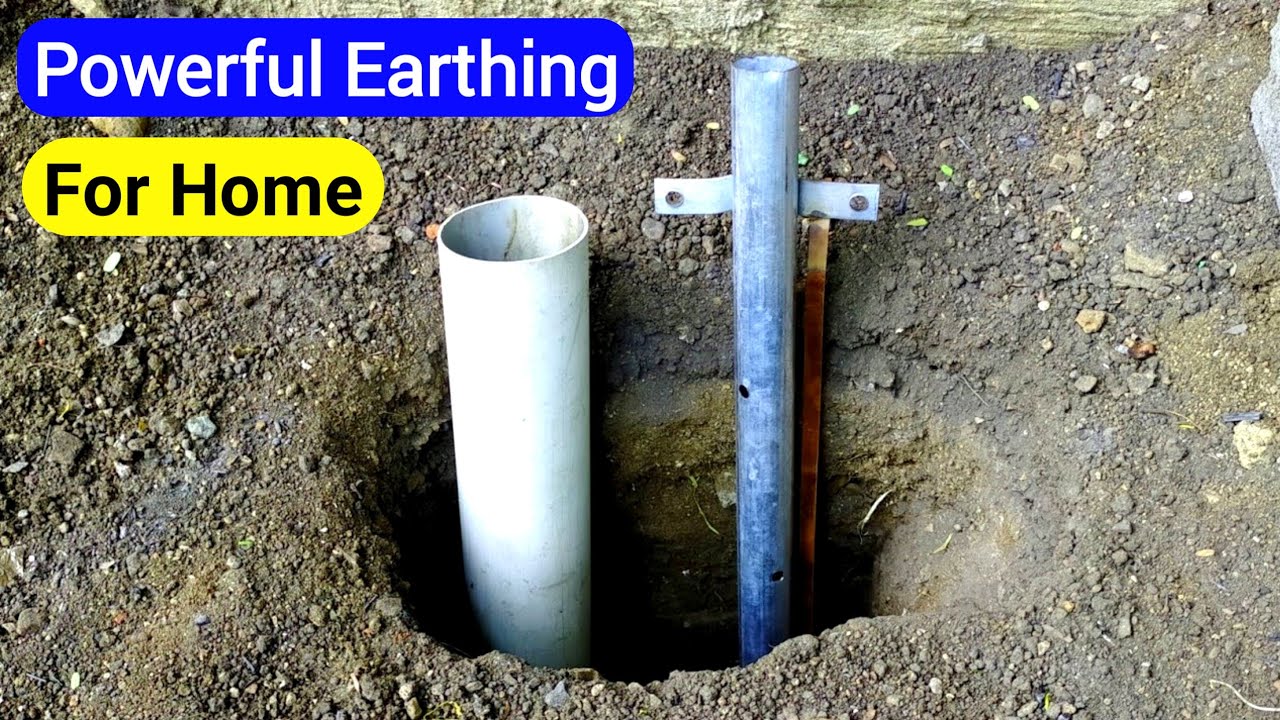 How To Make Powerful Earthing For Home | Earthing Kaise Bnaye ...
