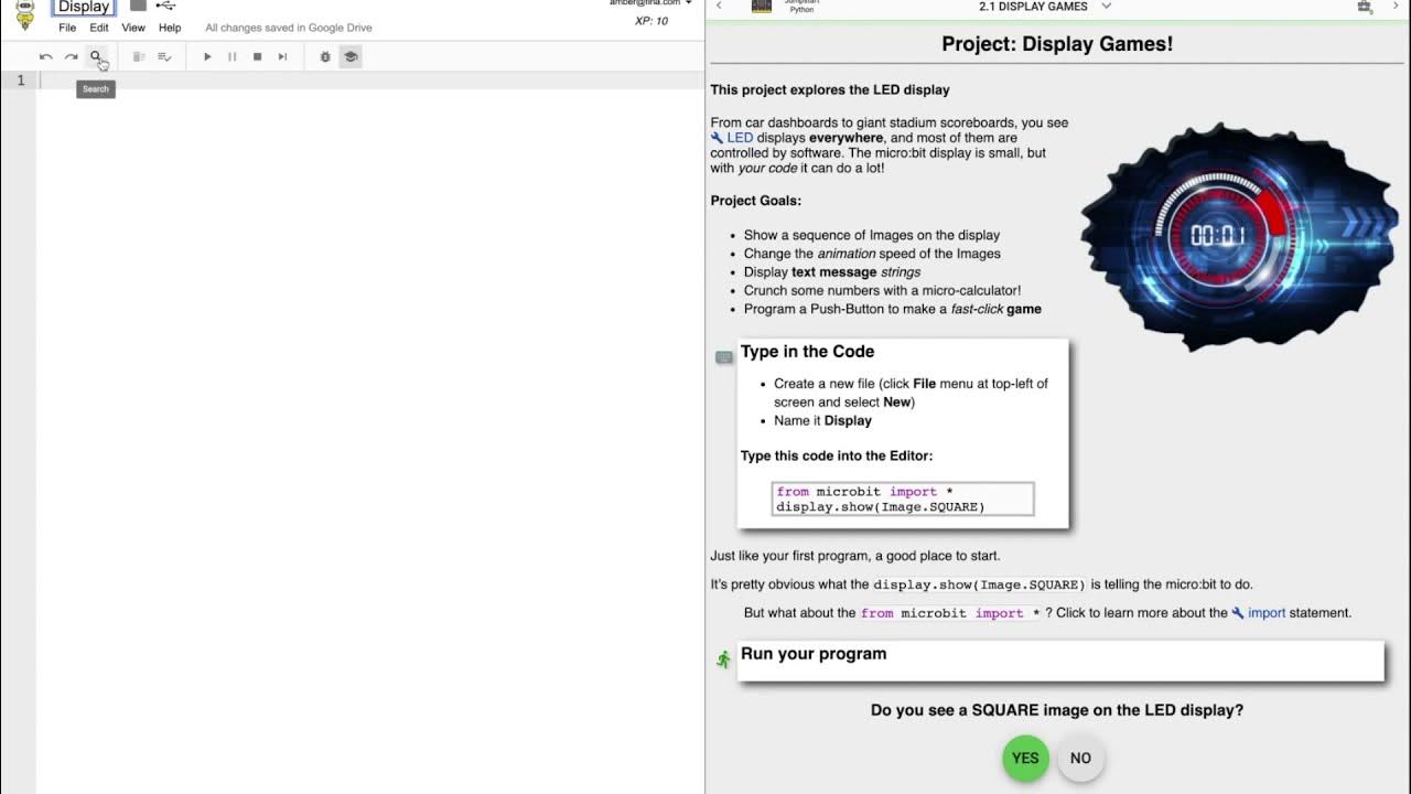 Jumpstart Python - Lesson 2, Display - YouTube