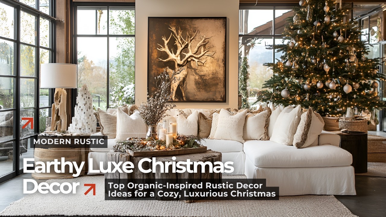 Earthy Luxe Organic Inspirations for the Modern Rustic Home - YouTube