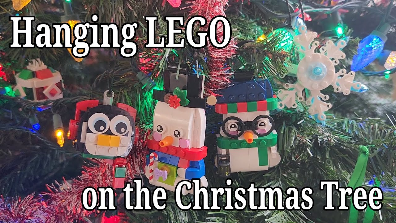 Christmas Tree Decorating with LEGO - YouTube