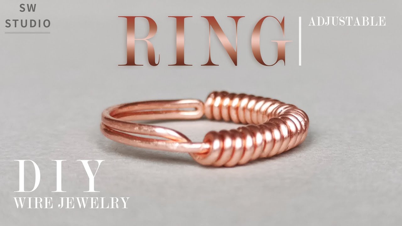Easy Ring/Open Ring/Adjustable Ring/DIY Ring/Wire Wrap Ring Tutorial ...