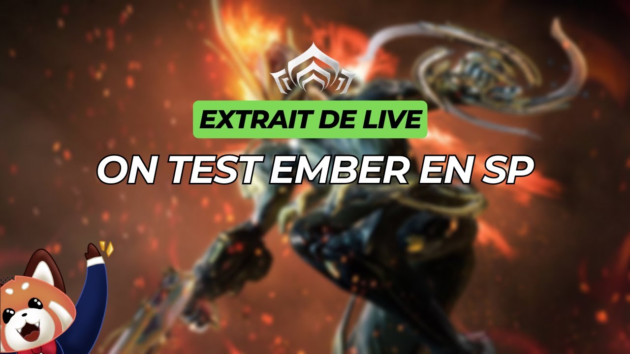On test Ember en SP #warframe - YouTube