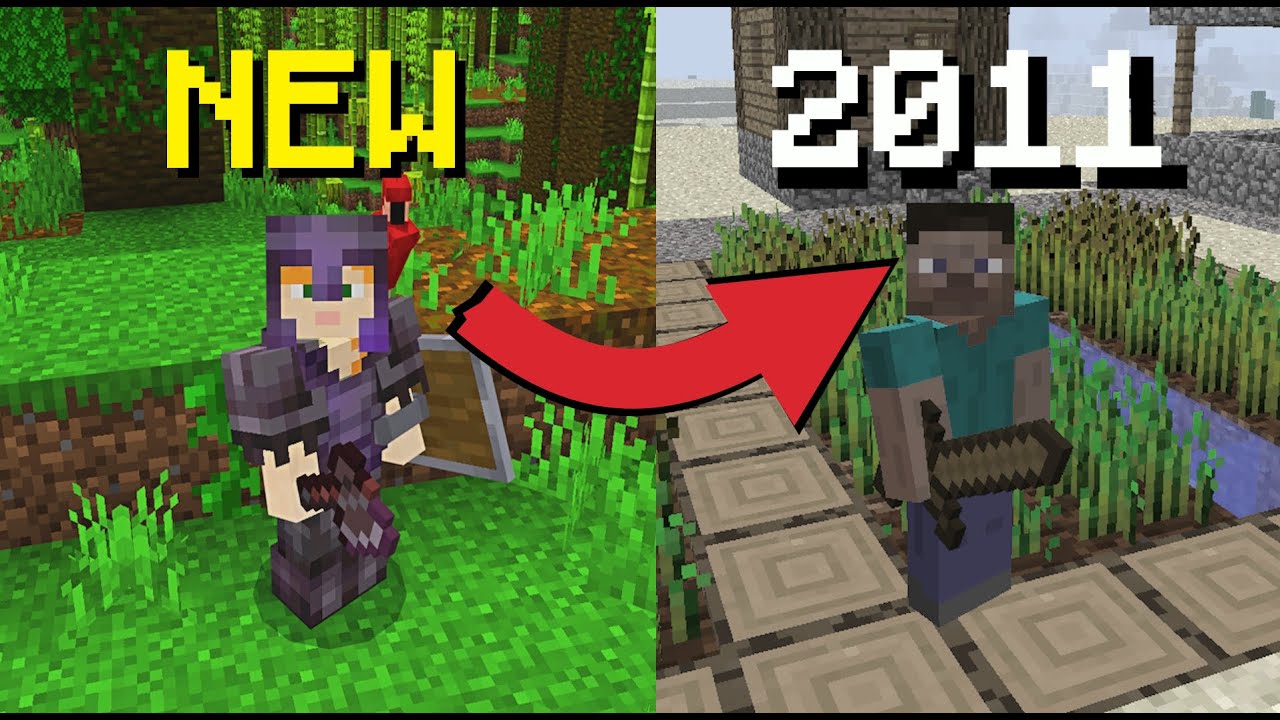 Playing the first version of Minecraft without a plan. - YouTube