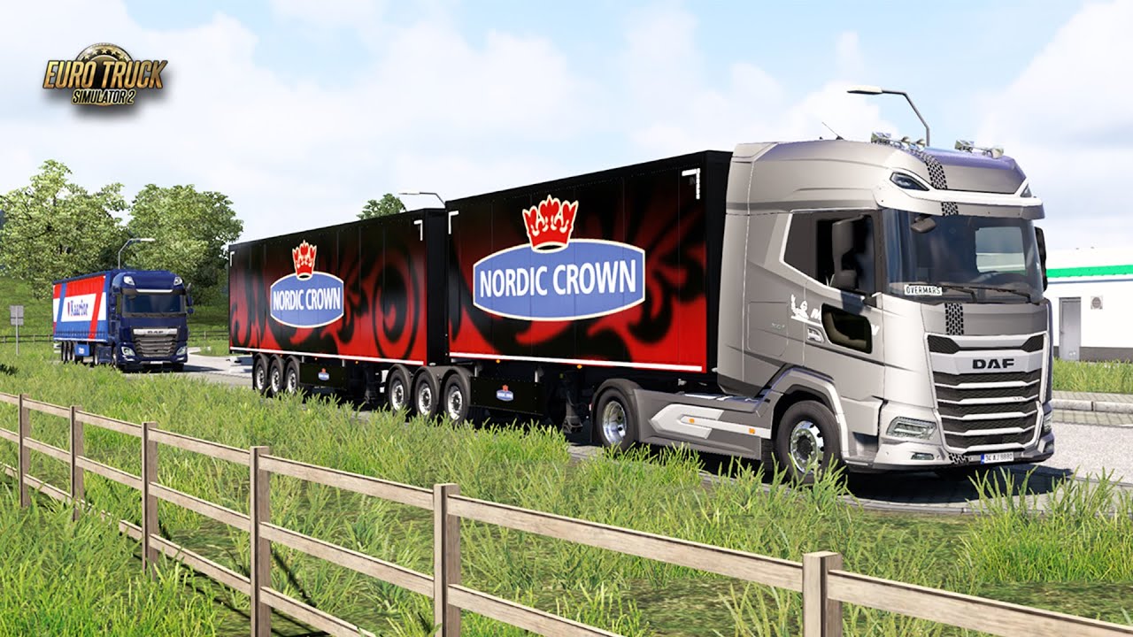 Relaxing Driving DAF XG 530 2021 - Euro Truck Simulator 2 - YouTube