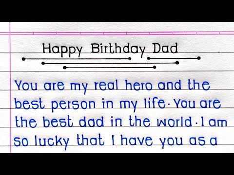 Happy Birthday Wishes For Dad ❤️ | Birthday Wishes For Dad | Happy Birthday Wishes |