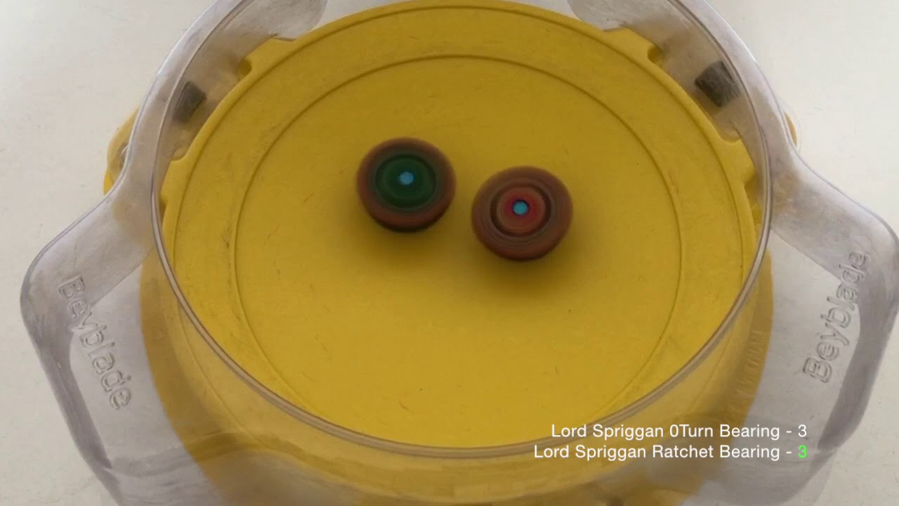 Opposite Spin Disc Test: 0Turn vs Ratchet on Lord Spriggan Bearing vs ...