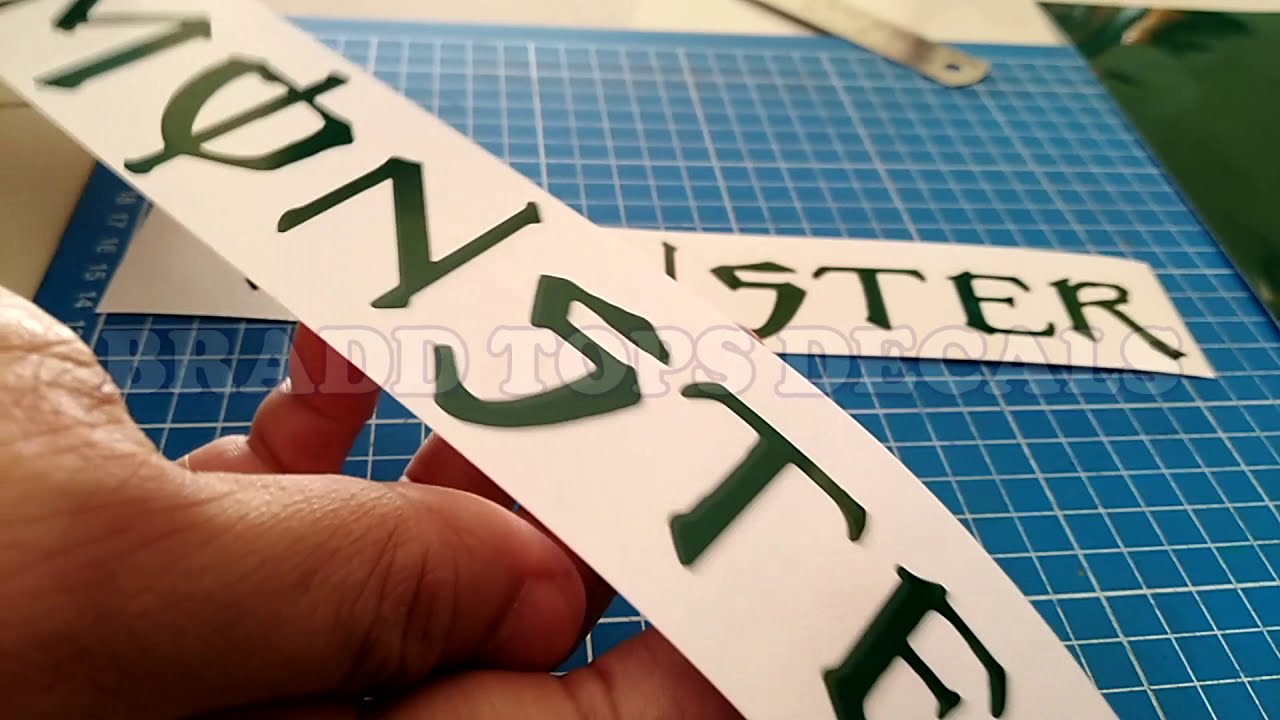Decals making - UV Express Service decals - YouTube