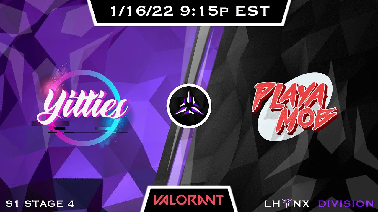 Yitties @ Playa Mob | Valorant | Overdrive - Stage 4 | Livestream ...