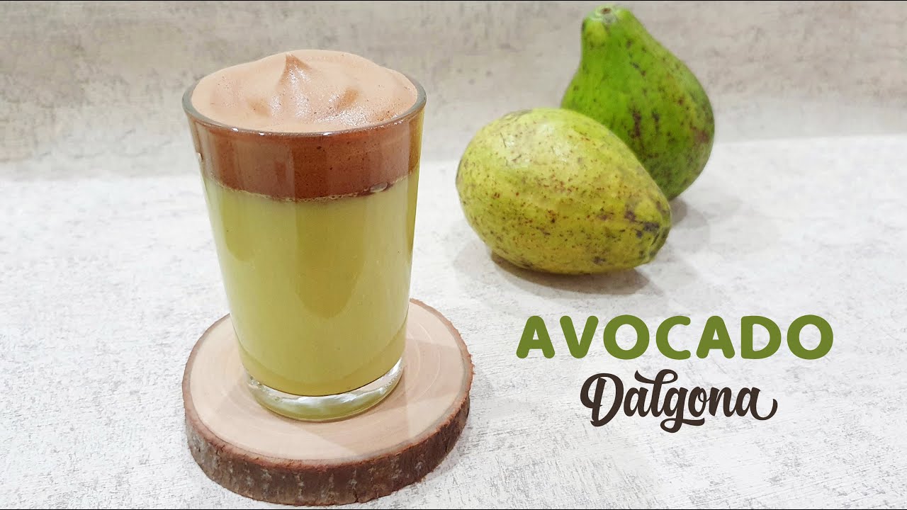 AVOCADO DALGONA COFFEE Segar dan Praktis 5 Menit Jadi - YouTube