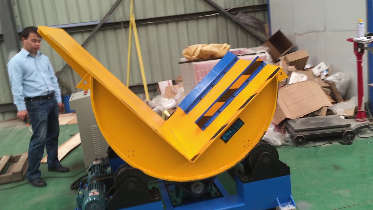 90 degree mechanical upender - YouTube