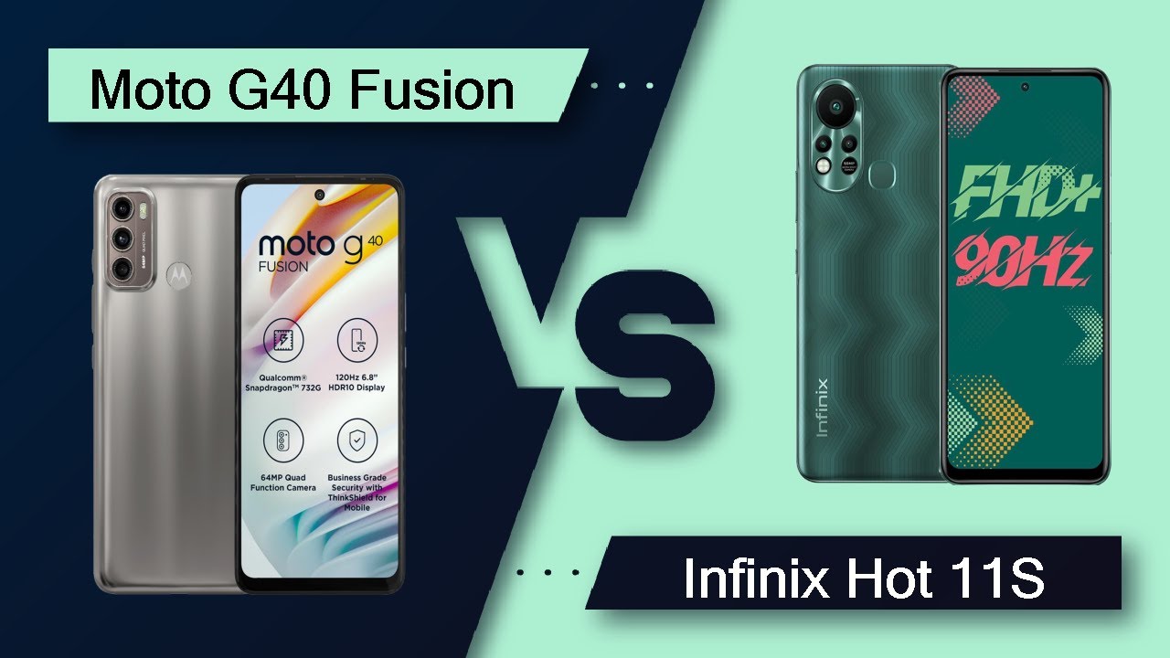 Moto G40 Fusion Vs Infinix Hot 11S - Full Comparison [Full ...