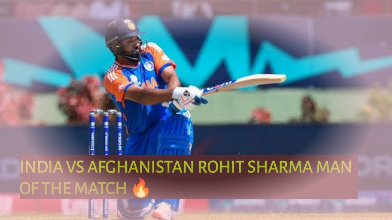 IND vs AF Rohit Sharma man of the match 14 Ball 34 Runs #cricket # ...