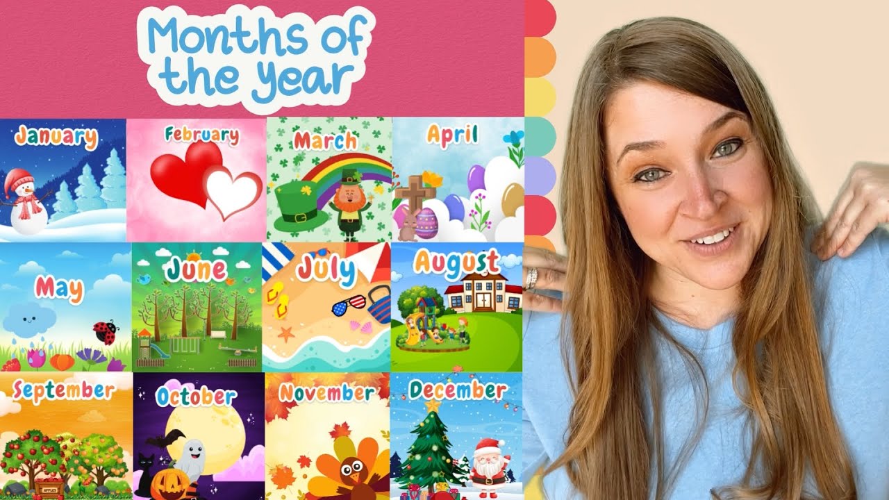 PRESCHOOL🎶 Months of the Year SONG with Ms Jessica - YouTube