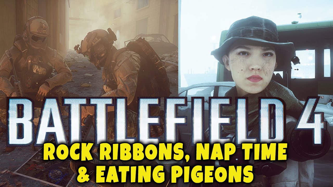 Battlefield 4 - Rock Ribbons, Marine Nap Time, Cigarettes & Hannah Eats ...