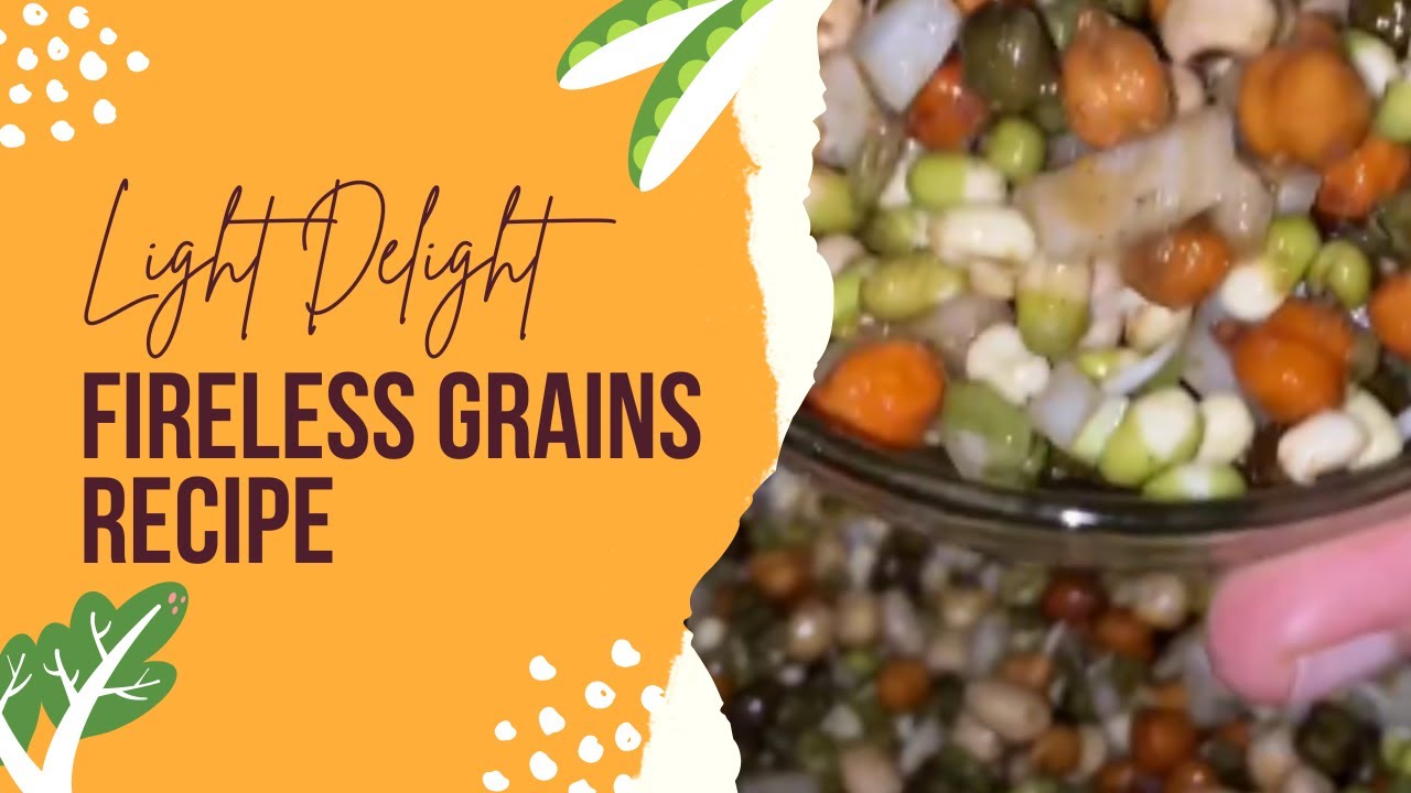 Fireless Grains Cooking Recipe - YouTube