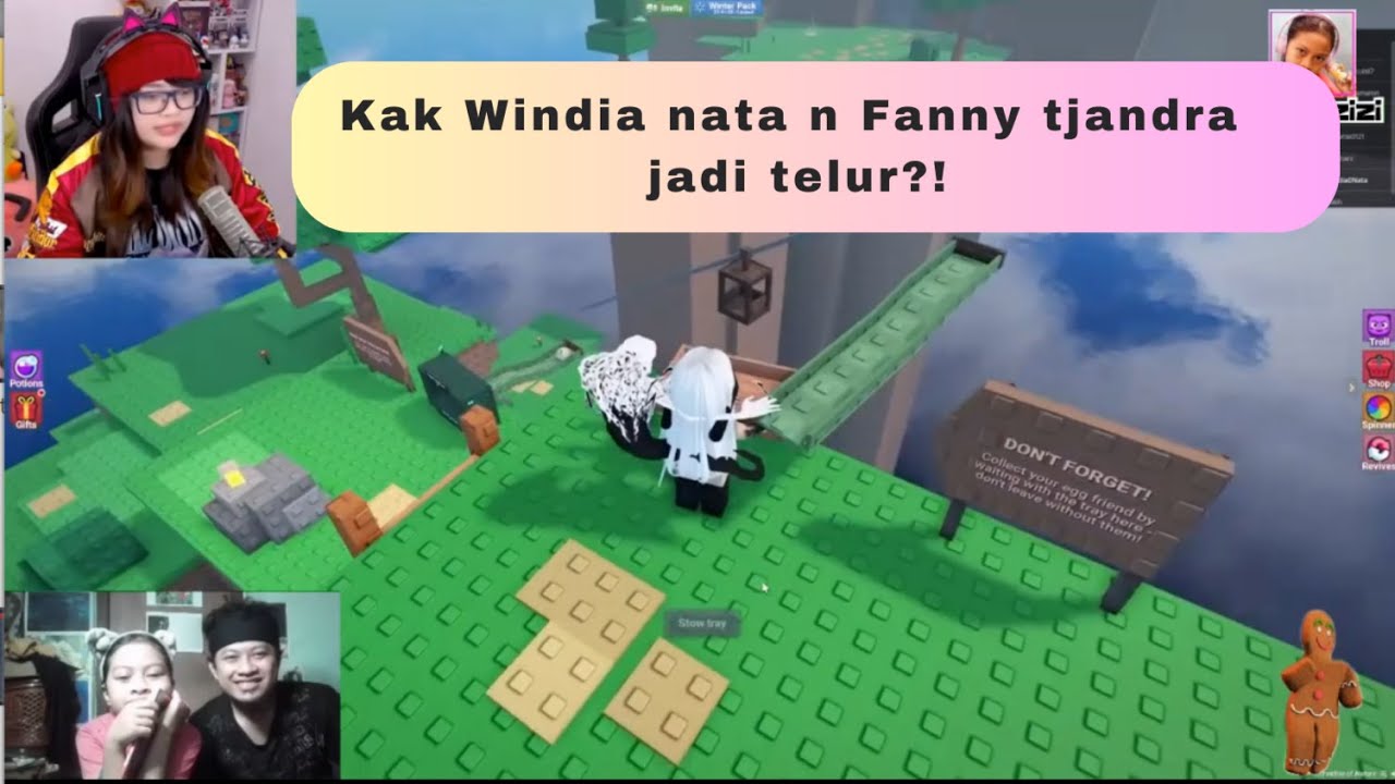 Kak Windia Nata dan Kak Fanny Tjandra jadi telur?! - YouTube