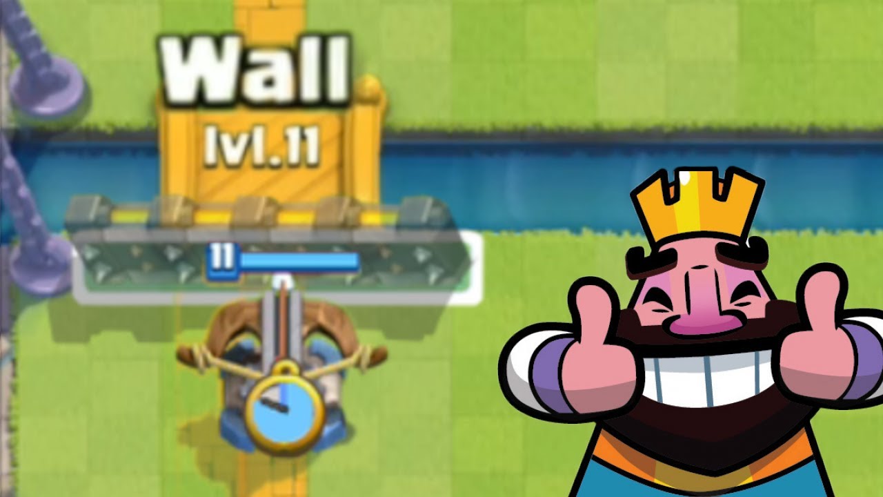 I Made a Wall In Clash Royale! #2 - YouTube