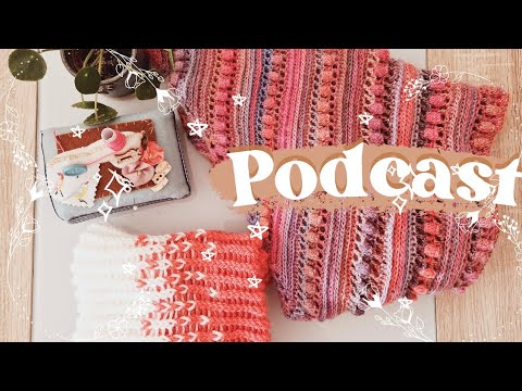 Podcast #6 j'ai fini mon col en tricotin🧶 et un nouveau projet qui j'ai ...