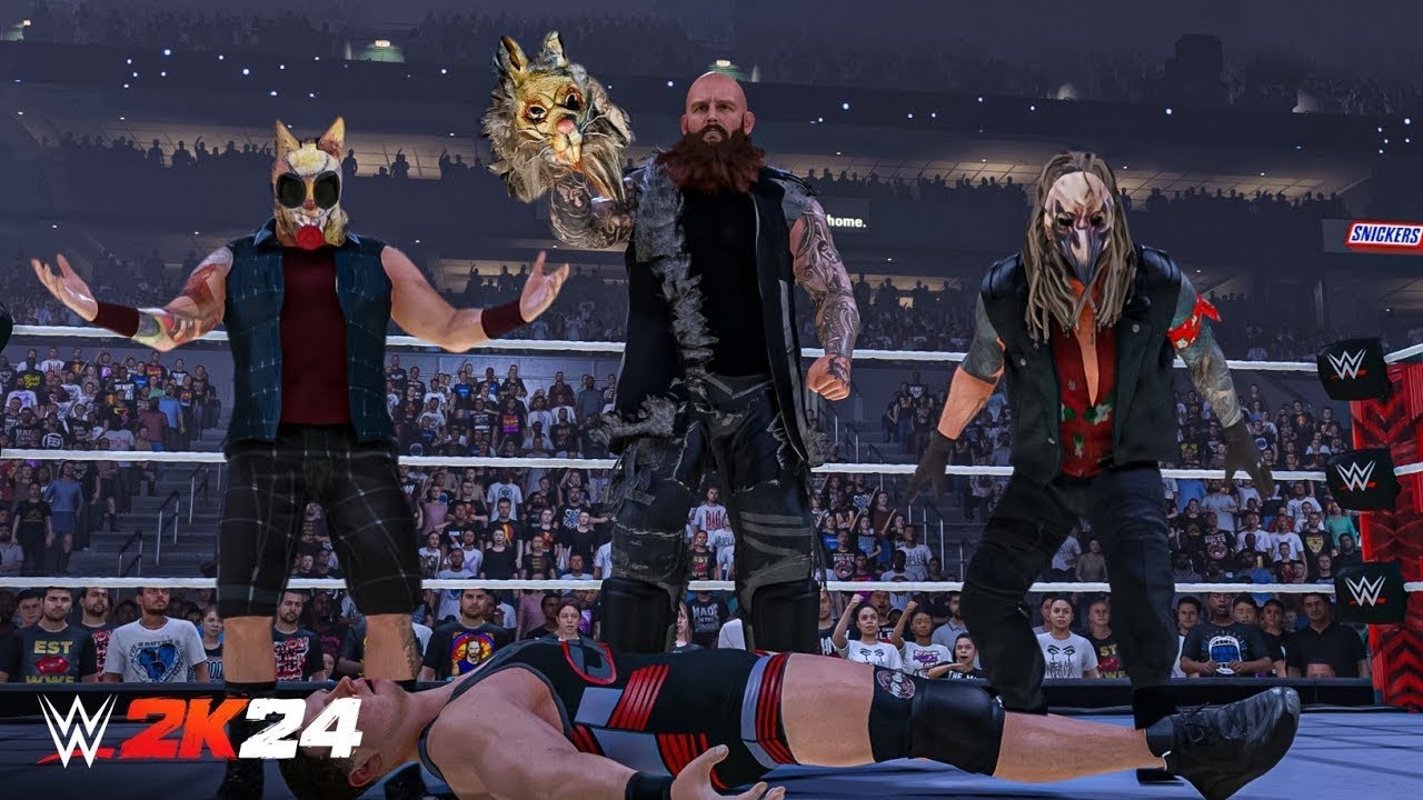 The Wyatt Sick Unmask on Raw | WWE 2K24 - YouTube