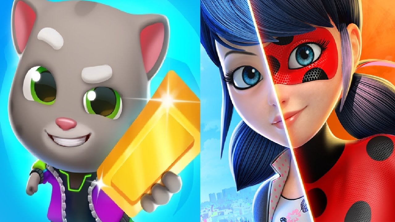 TALKING TOM GOLD RUN 2 2021 VS Miraculous Ladybug & Cat Noi‪r NEW ...