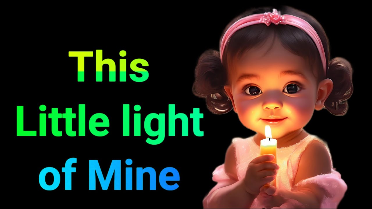 This Little Light of Mine | Kids Song with Lyrics | Bible school for ...